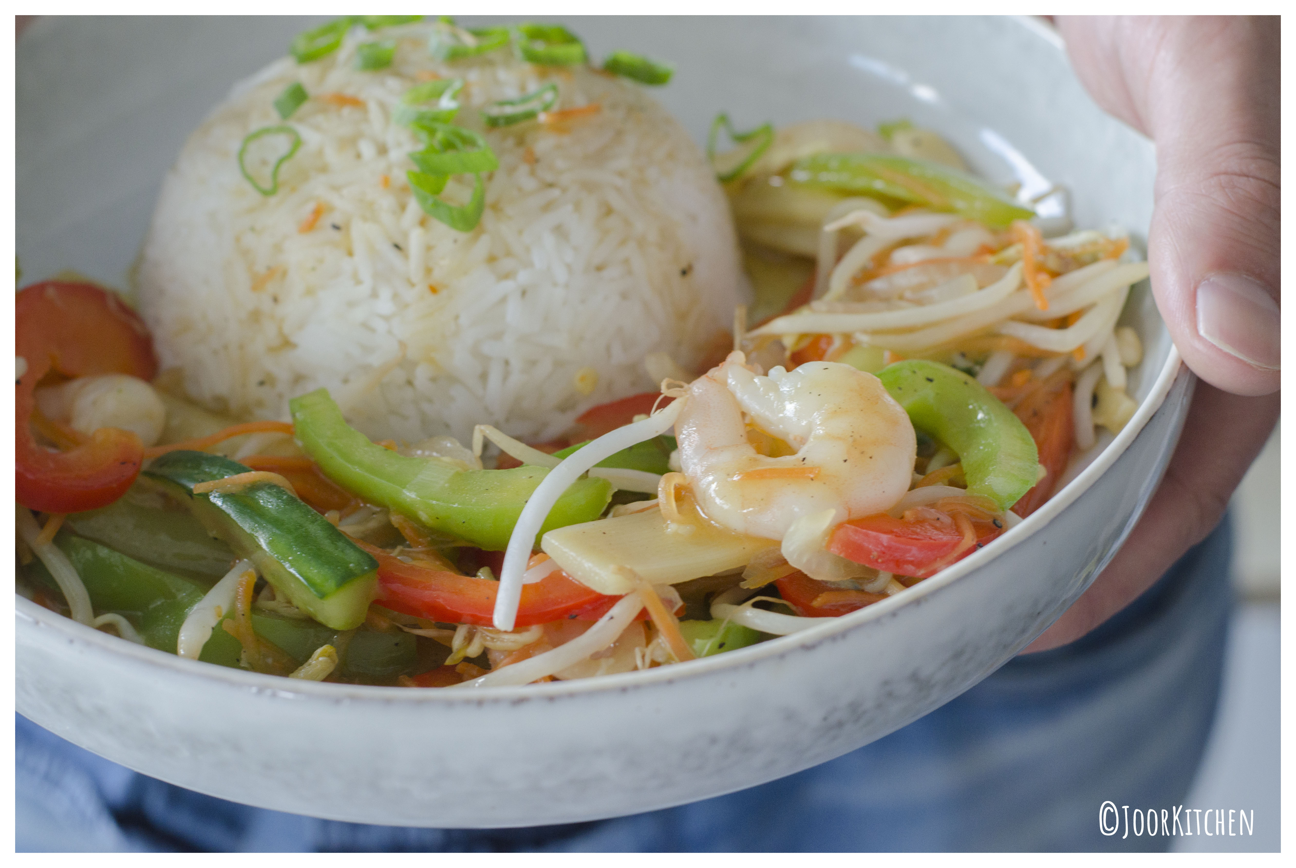 Tjap tjoy met garnalen - JoorKitchen